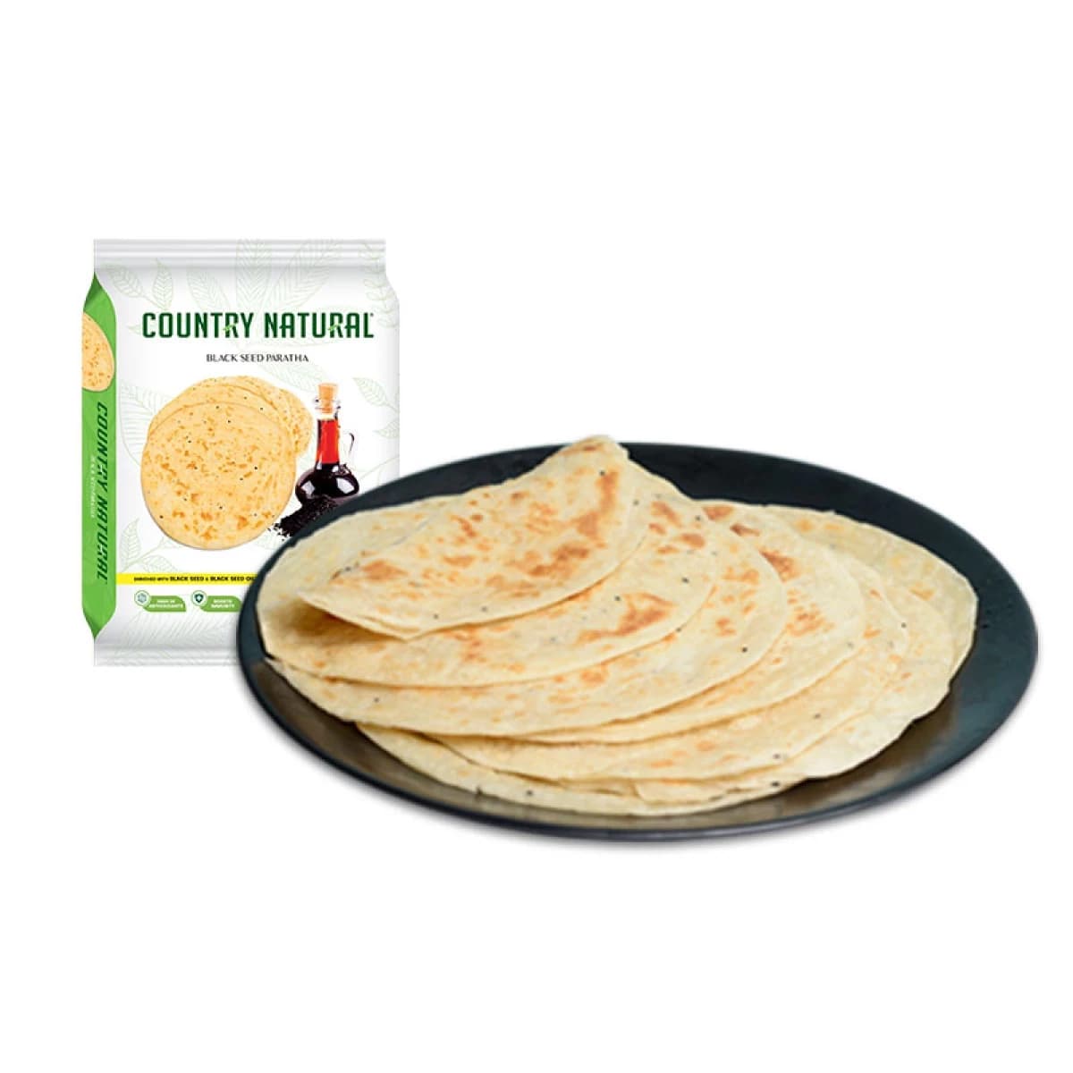 Country Natural Black Seed Paratha - 20 Pcs