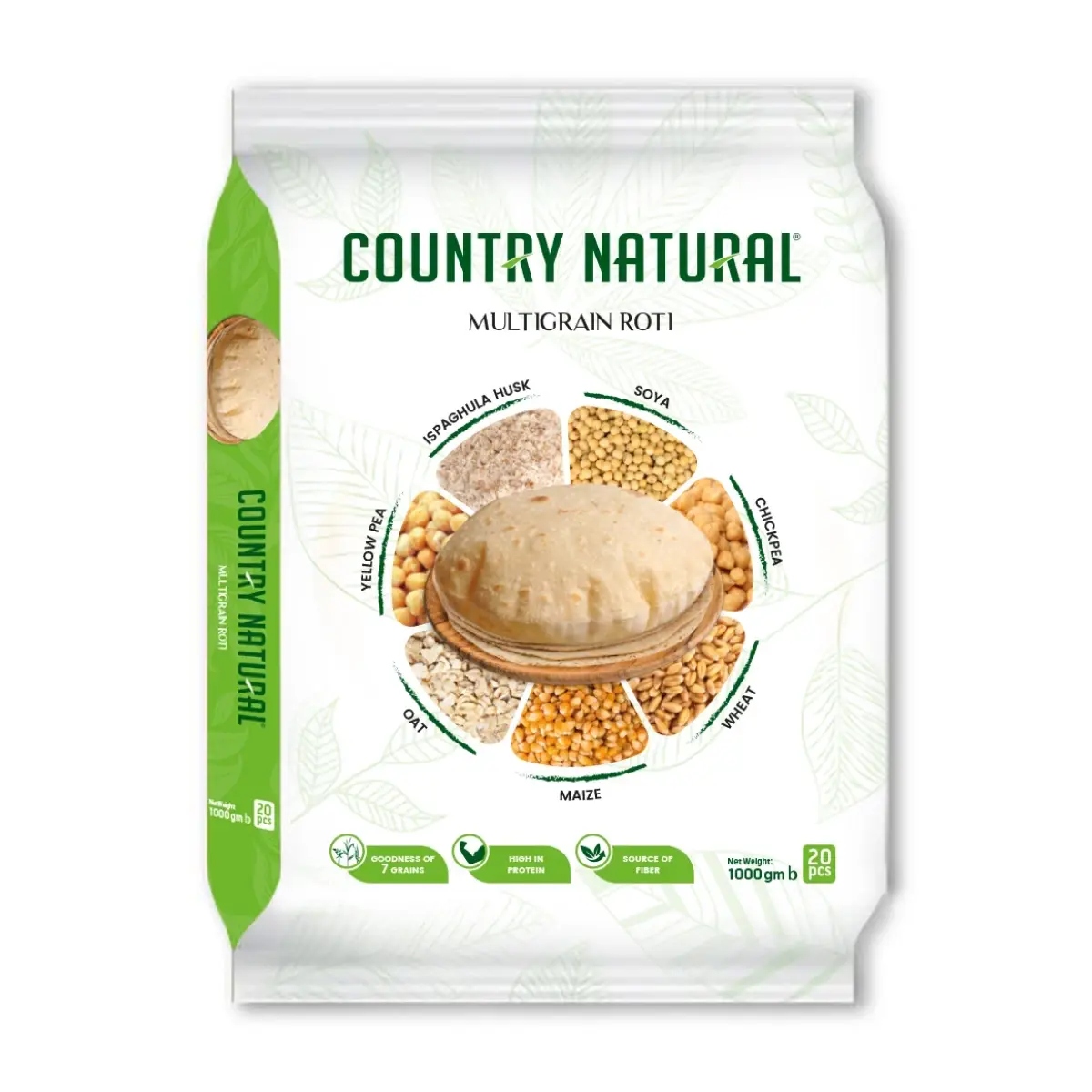 Country Natural Multigrain Roti -20 pcs